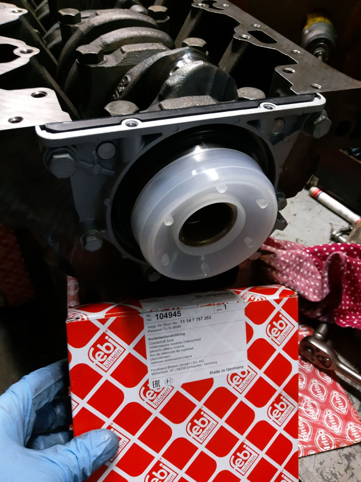 SWAP мотора M57D30T1 TOP +переборка мотора часть 1 — BMW 5 series (E34 ...