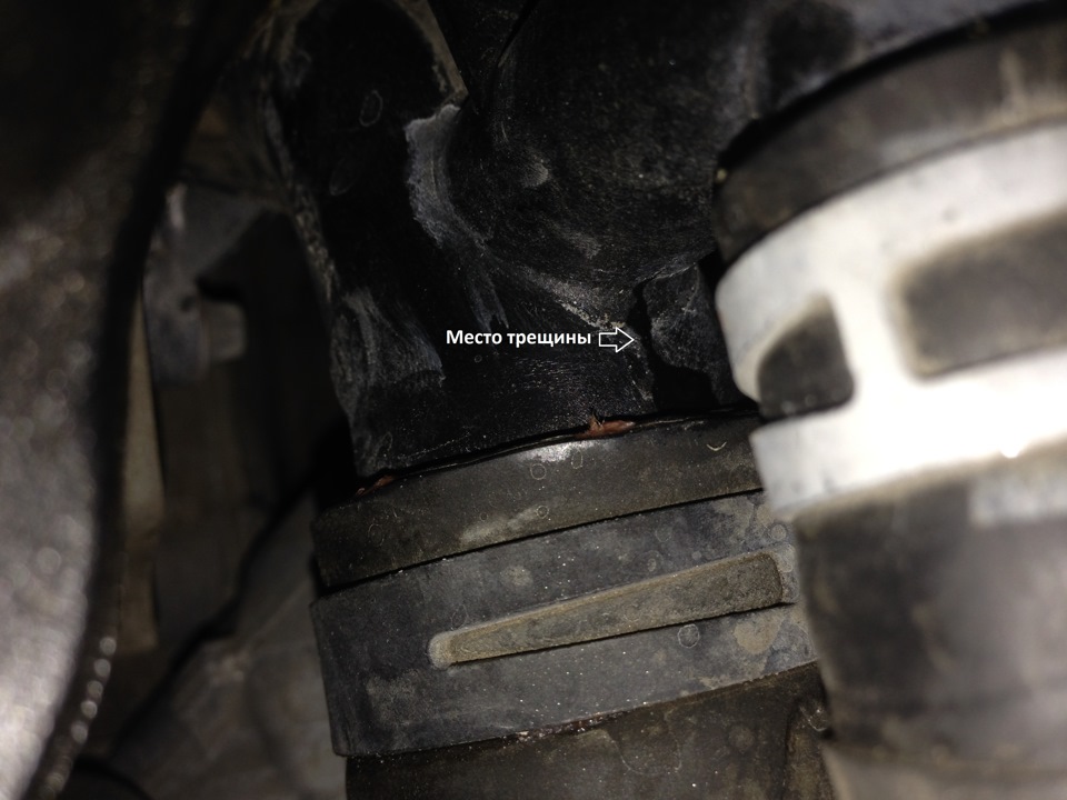 Треснул тройник системы охлаждения — Opel Astra J, 1,4 л, 2011 года ...