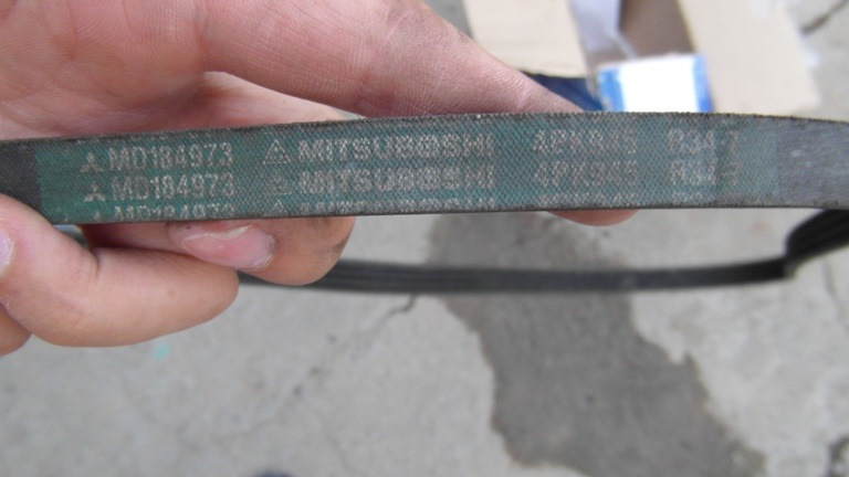 Замена всех ремней, роликов и по мелочи — Mitsubishi Galant (8G), 2,5 л ...