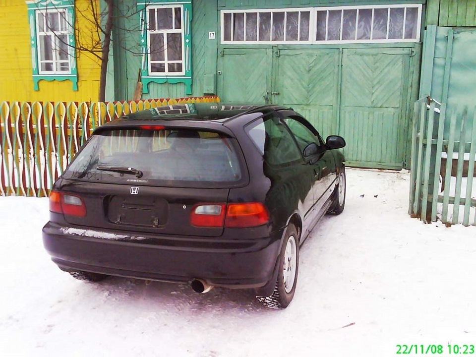 Решил вернуться к сток задним фонарям. — Honda Civic Hatchback (5G), 1,5 л, 1992 года | стайлинг ...
