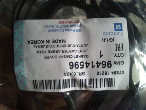 96414596 Прокладка клап. крышки GM | Запчасти на DRIVE2