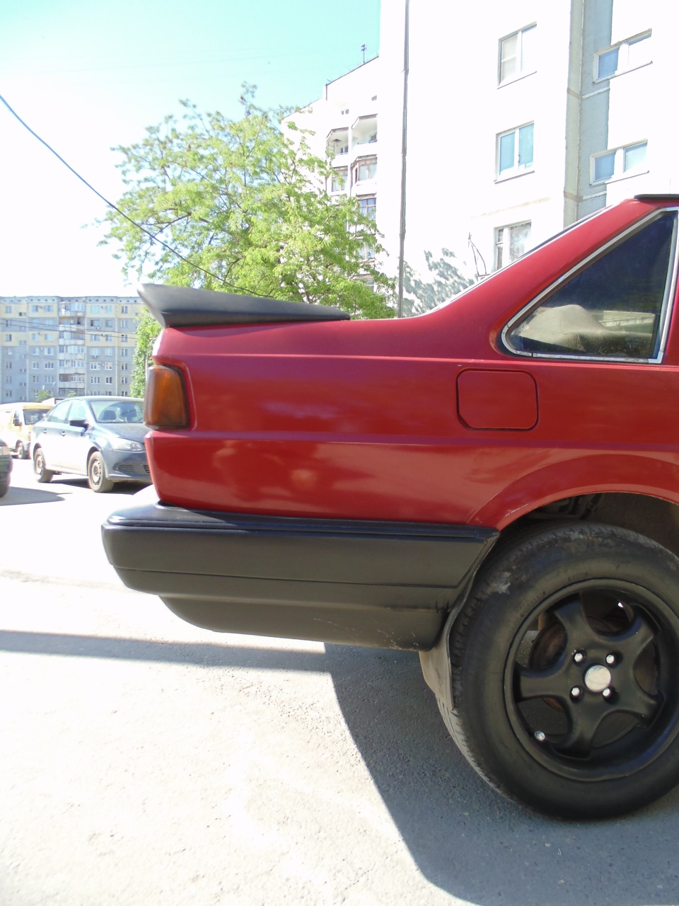 Спойлер Zender — Volkswagen Santana, 1,8 л, 1984 года | тюнинг | DRIVE2