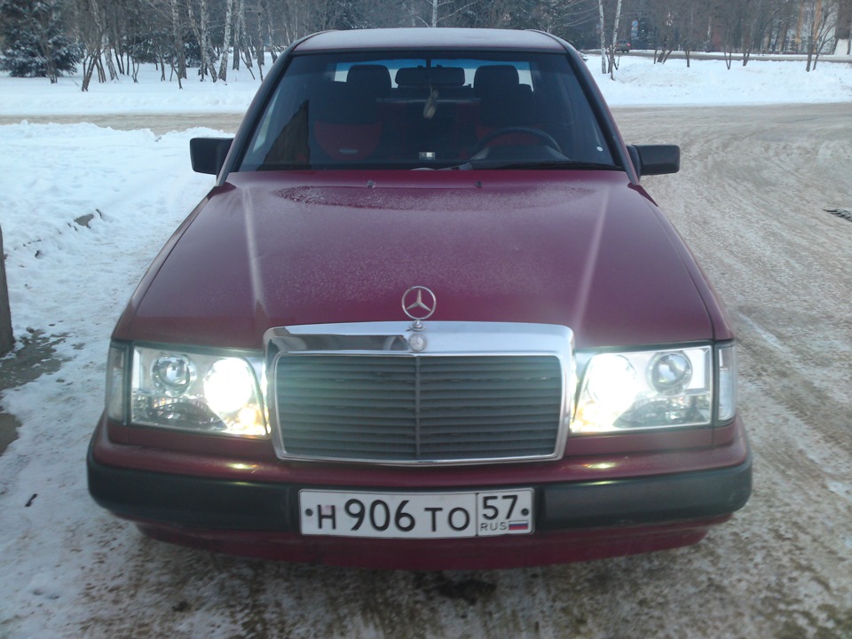 вот вам ДО и ПОСЛЕ… — Mercedes-Benz E-class (W124), 2,2 л, 1987 года | своими руками | DRIVE2