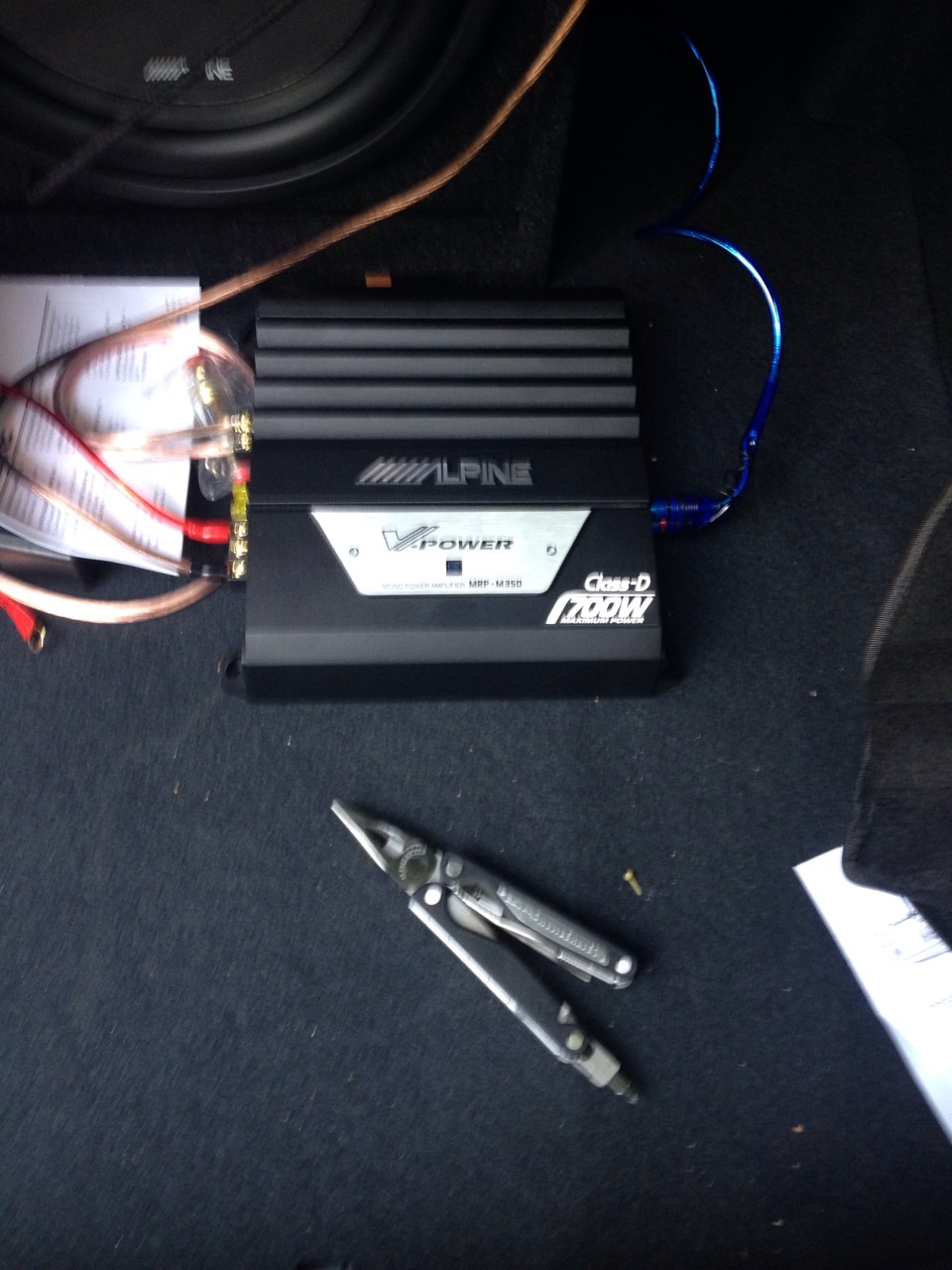 Колонки и саб Alpine😏🎶 — Hyundai Solaris (1G), 1,6 л, 2014 года ...