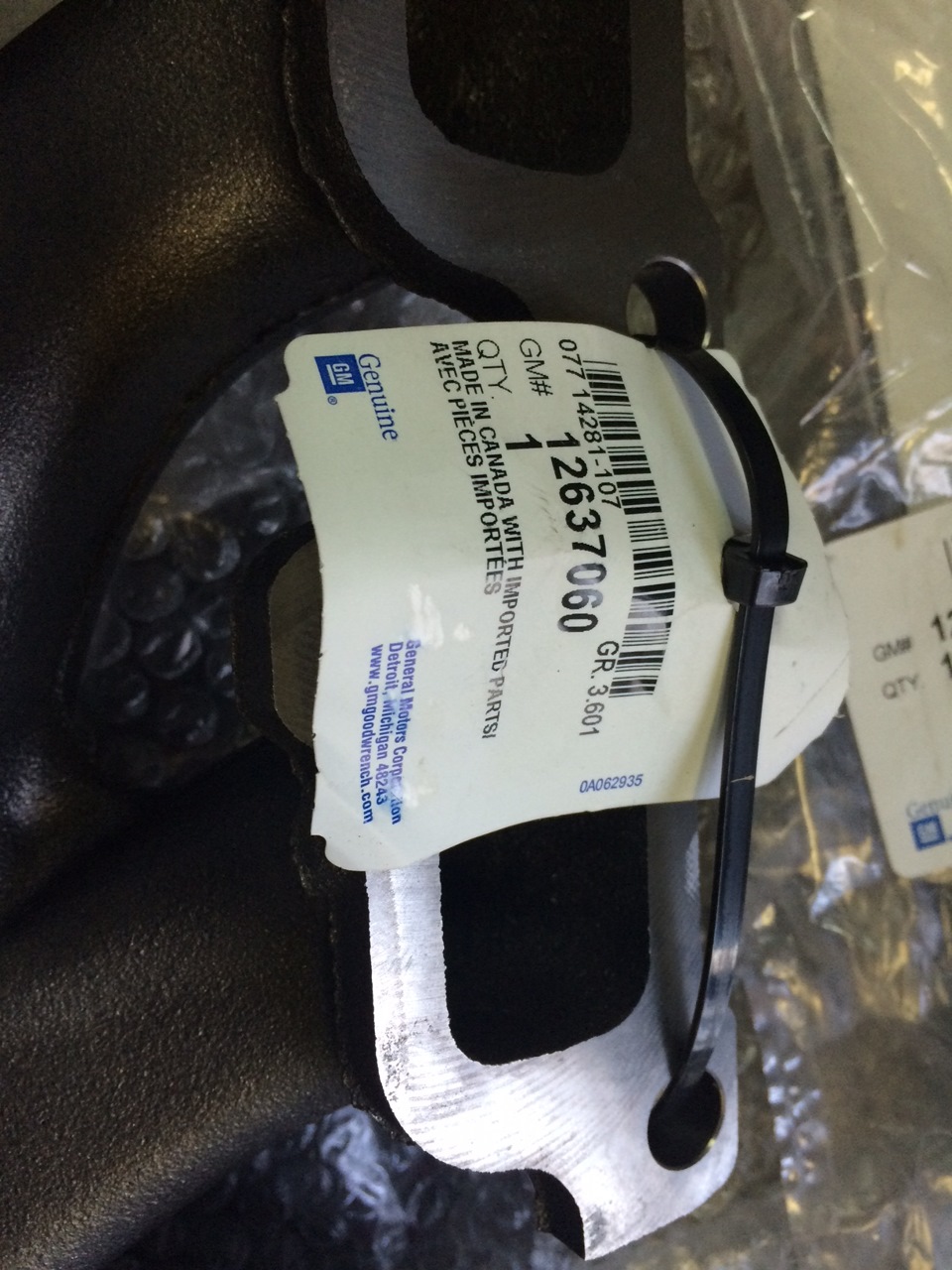 Коллектор( — Chevrolet TrailBlazer (1G), 4,2 л, 2009 года | визит на ...