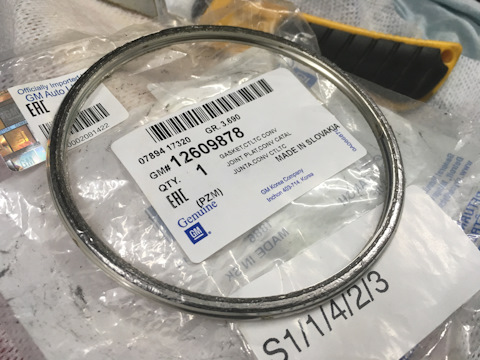 12609878 Прокладка турбокомпрессора GM | Запчасти на DRIVE2