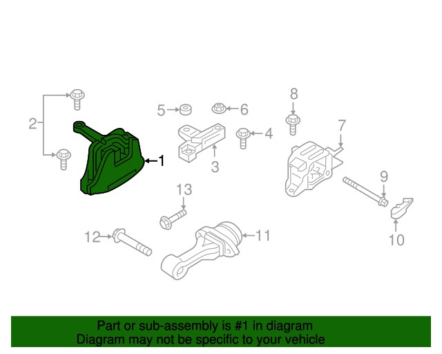 21810F3100 Опора двигателя правая для KIA, KIA HYUNDAI | Запчасти на DRIVE2