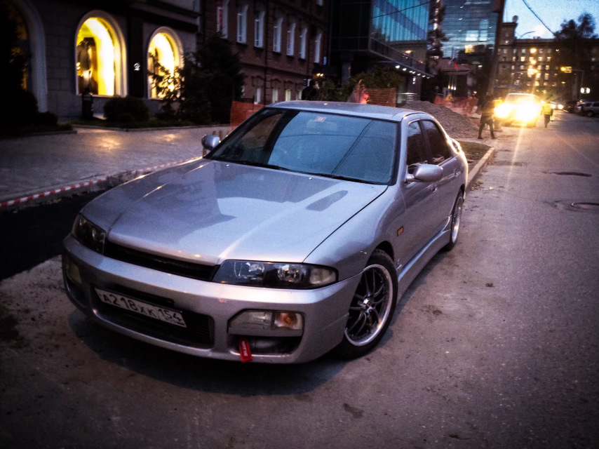 Вот и зее енд ! Или зима близко . — Nissan Skyline (R33 Series 2), 2,5 ...