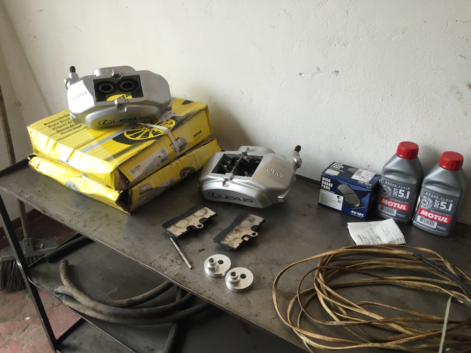 Передние тормоза от Lexus GS 4POT (Финал) — Toyota Chaser (100), 2,5 л ...