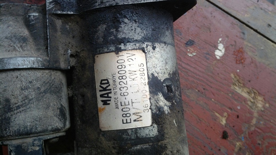 3610022805 Стартер м/т 0.9kw act, vrn, avt, getz KIA HYUNDAI | Запчасти ...