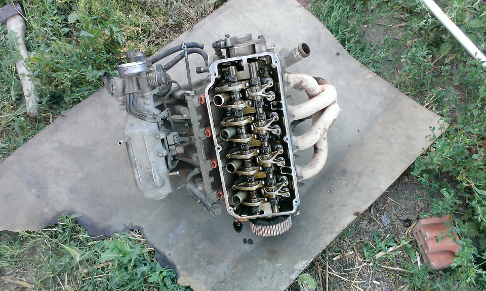 Кольца, колпочки и притирка клапанов — Mitsubishi Carisma, 1,6 л, 1999 ...