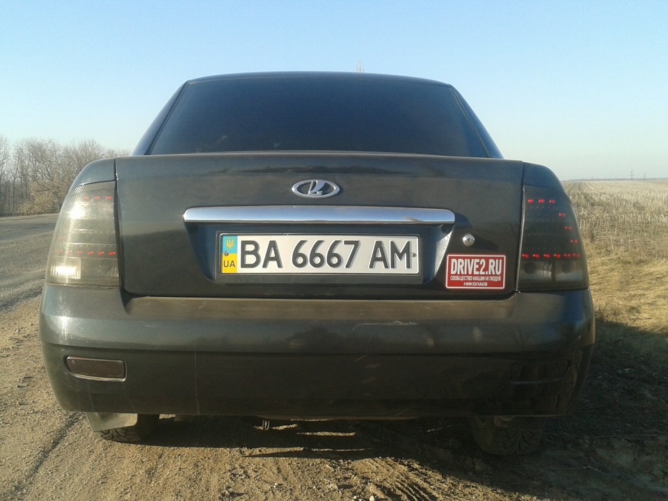 Наклейки — Lada Приора седан, 1,6 л, 2008 года | стайлинг | DRIVE2