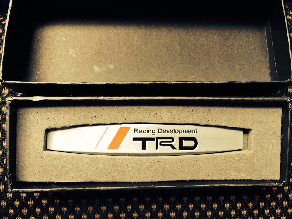 Пришли шильдики TRD))) — Toyota ist (1G), 1,5 л, 2002 года | стайлинг | DRIVE2