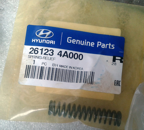 261234A000 Пружина подвески KIA HYUNDAI | Запчасти на DRIVE2