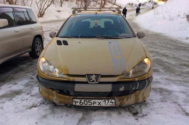#21/На улице грязь, а я решил сфотать свою красавицу.) — Peugeot 206, 1,4 л, 2003 года ...