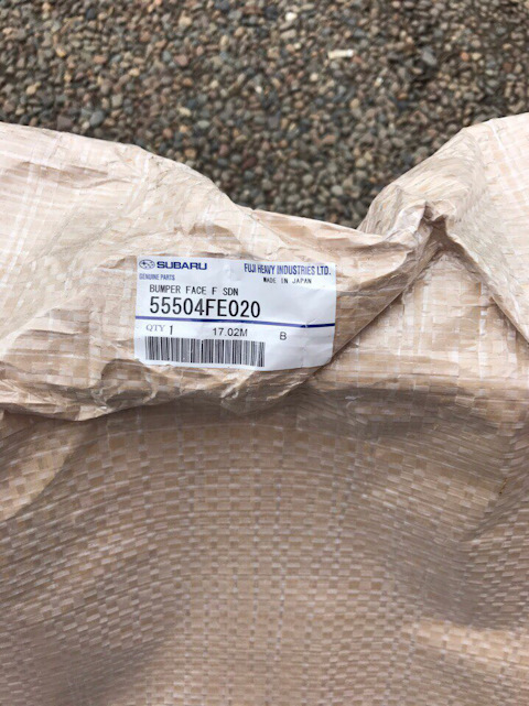 55504FE020 Бампер передний IMPREZA SUBARU | Запчасти на DRIVE2