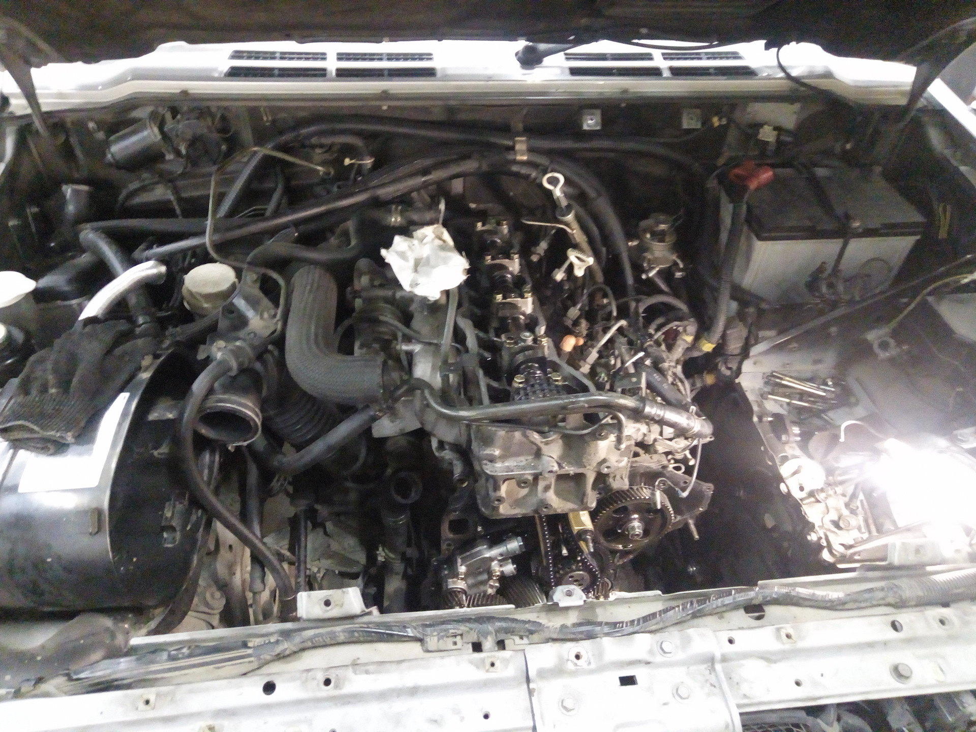 Замена цепи ГРМ, с внеплановыми затратами… — Mitsubishi Pajero (2G), 2 ...