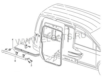 WHT001692 Полукруглый болт с в VAG | Запчасти на DRIVE2