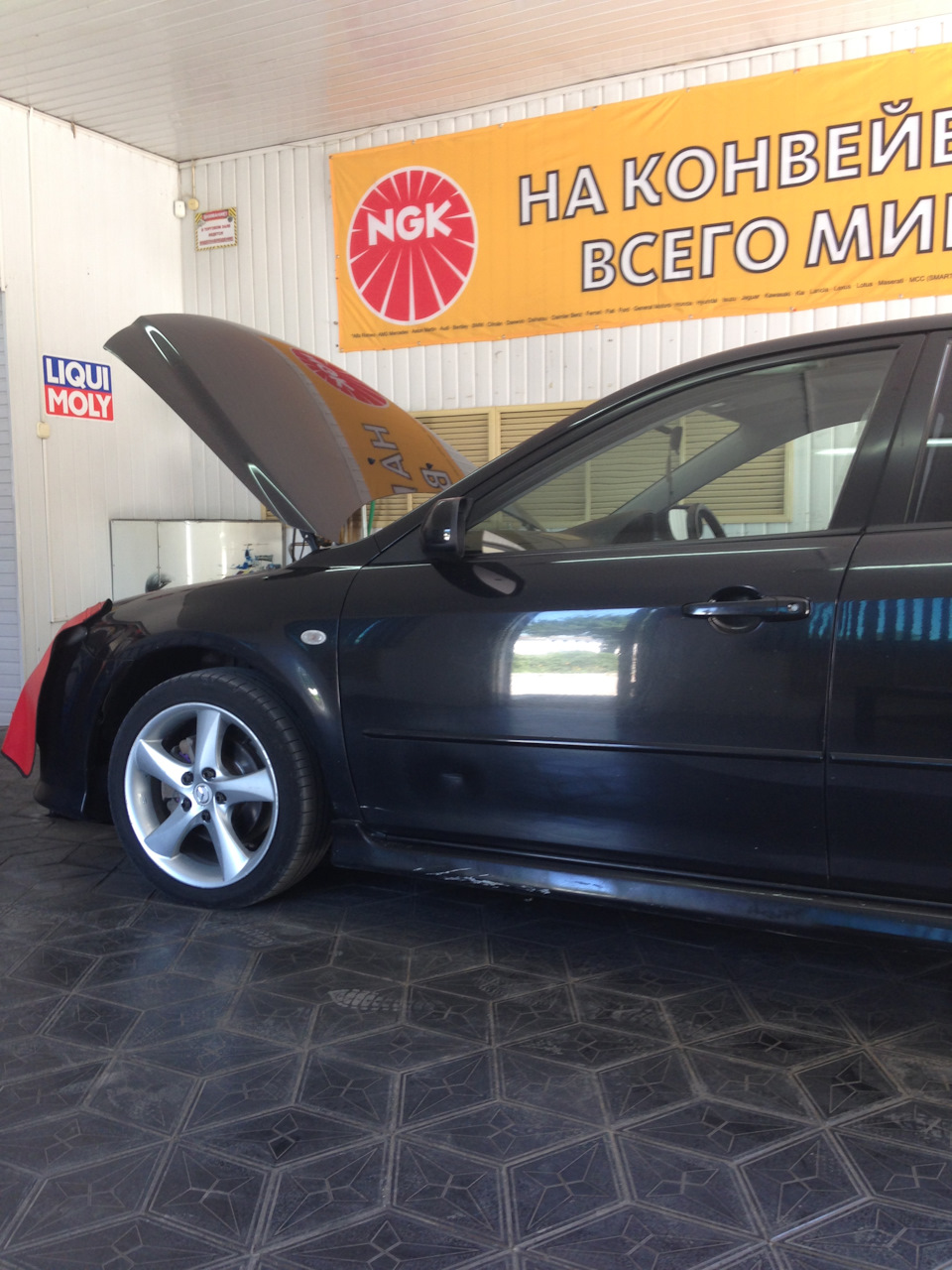Масло, свечи, фильра — Mazda 6 (1G) GG, 2,3 л, 2003 года | плановое ТО ...