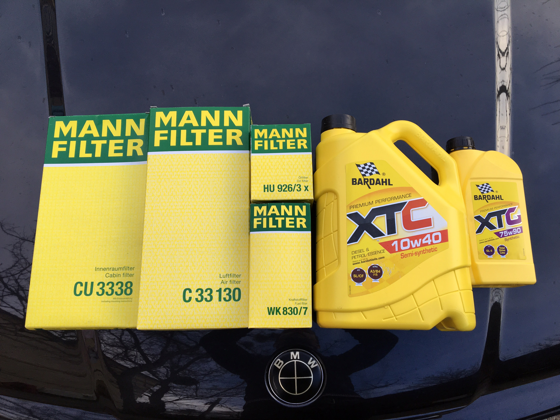 MANN Filter — BMW 5 series (E34), 2 л, 1994 года | расходники | DRIVE2