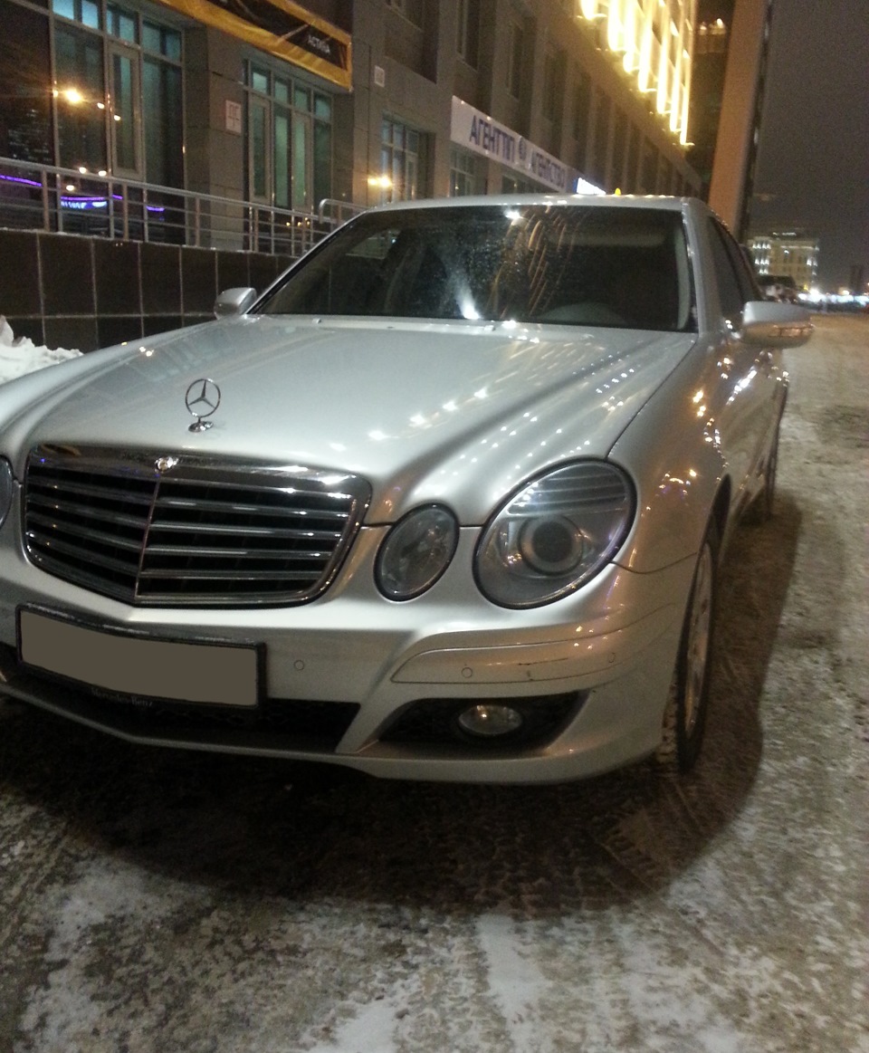 бронь фар — Mercedes-Benz E-class (W211), 3 л, 2007 года | просто так | DRIVE2