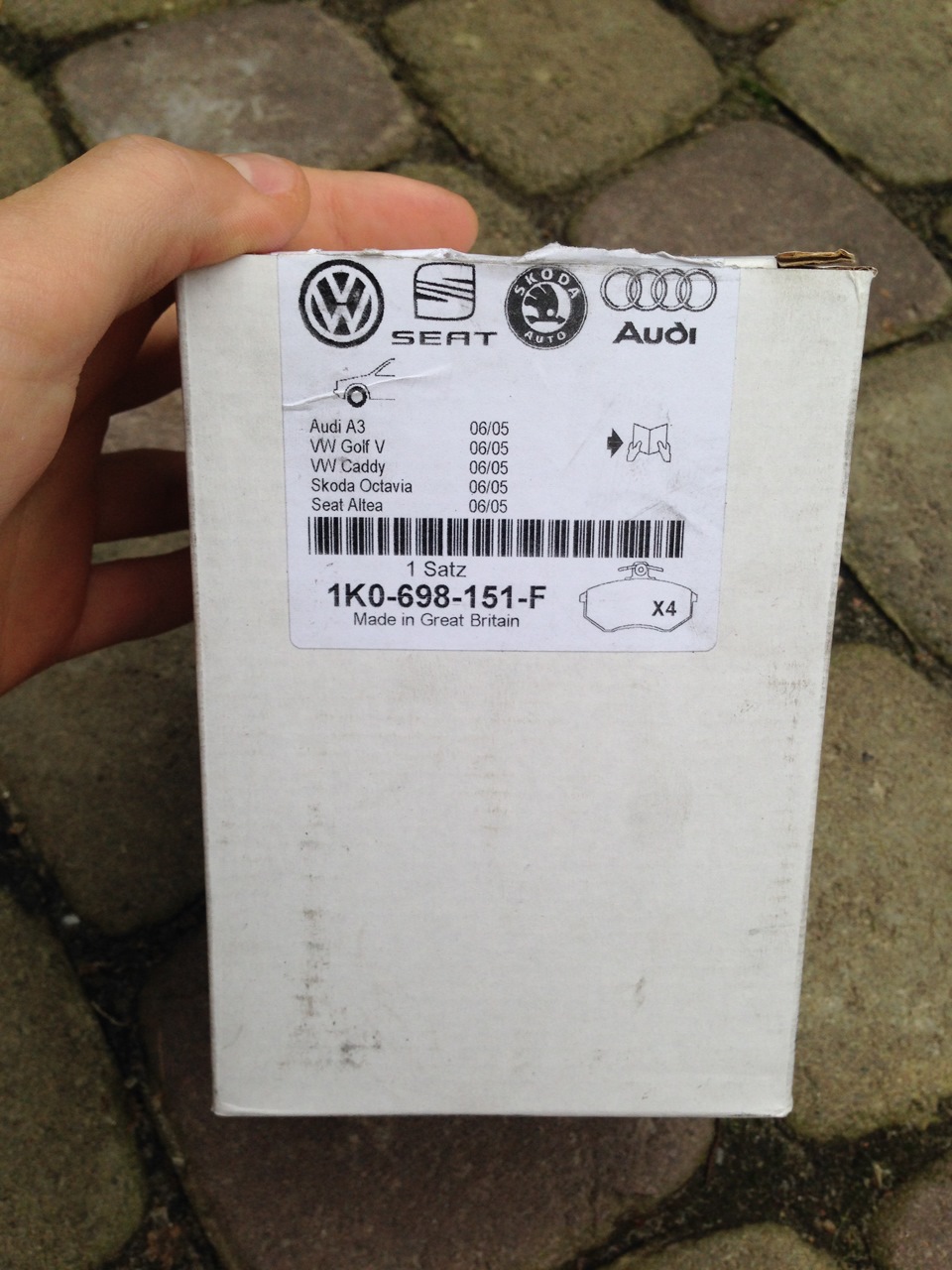 Время замены тормозных колодок. — Skoda Octavia A5 Mk2, 1,9 л, 2011 ...