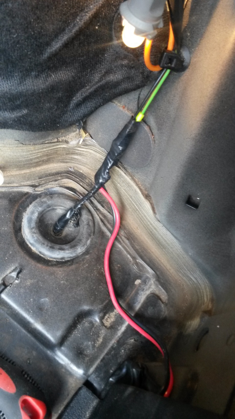 Левый задний ход. — Ford Focus Hatchback II, 1,6 л, 2008 года ...