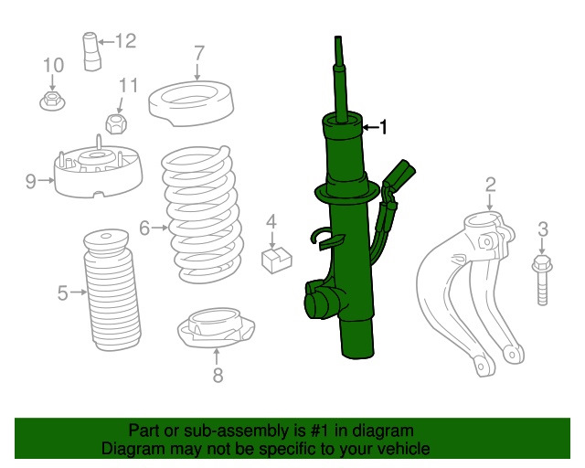 37106875083 Амортизационная стойка Л Пд BMW | Запчасти на DRIVE2