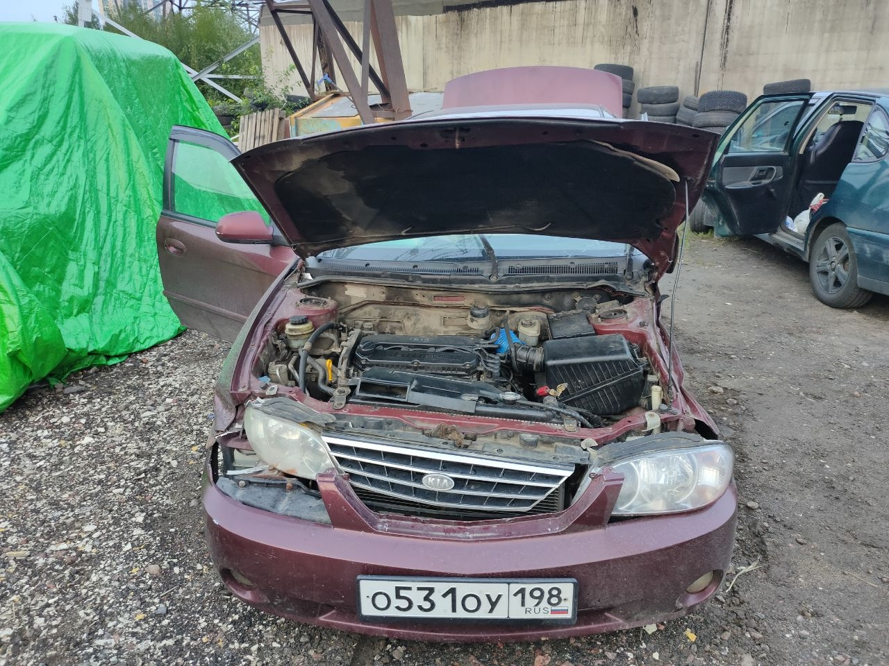 Авария в тотал, Киа спектра — KIA Spectra, 1,6 л, 2006 года | ДТП | DRIVE2
