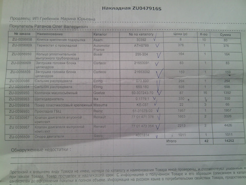 7701473354 Клапан выпускной х4 RENAULT | Запчасти на DRIVE2