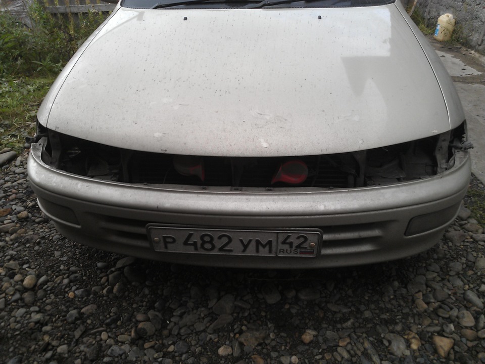 А вот и новый БЖ:))))) Би-линзы G5:)) — Toyota Carina (6G), 1,8 л, 1992 ...