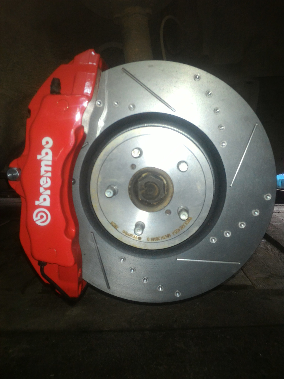 Установка Brembo 6+4 пот от Порш Каен. — Subaru Impreza (GE/GH), 3 л, 2008 года | тюнинг | DRIVE2