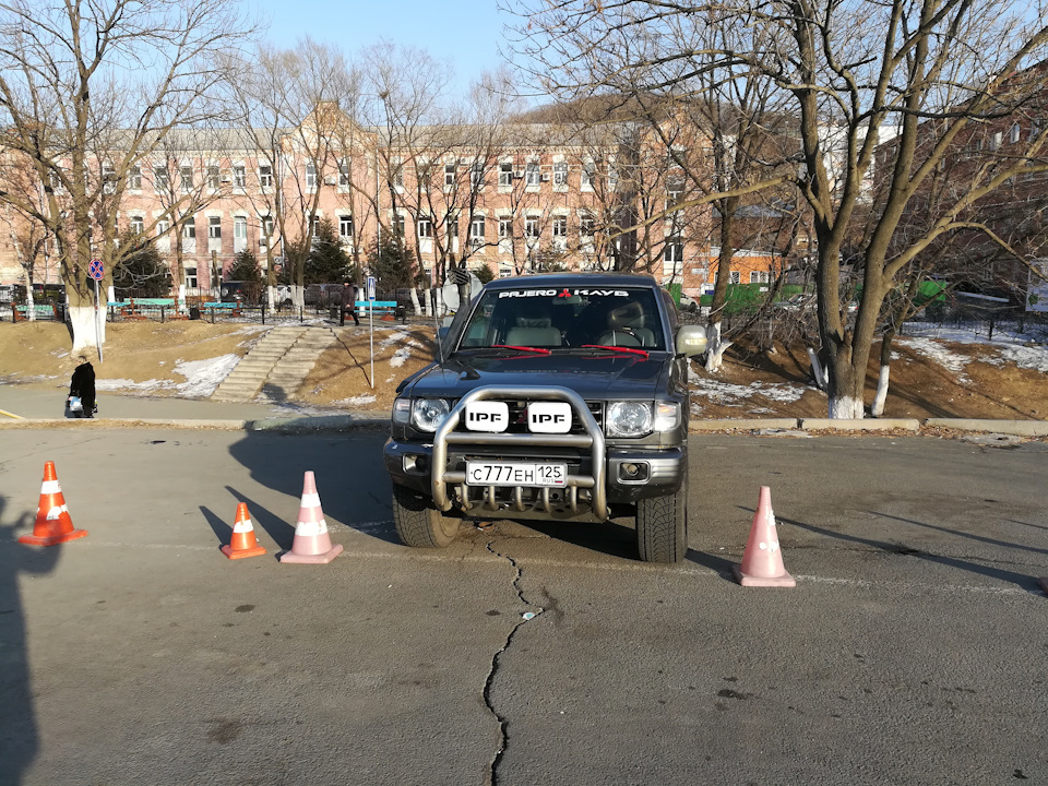 Как выглядят и светят IPF800 130W — Mitsubishi Pajero (2G), 3,5 л, 1998 ...