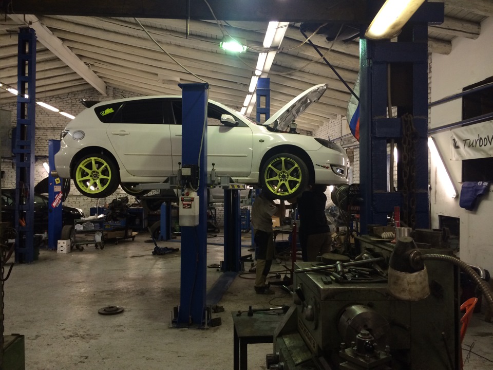 Нежданный ремонт перед настройкой — Mazda 3 MPS (1G), 2,3 л, 2008 года ...