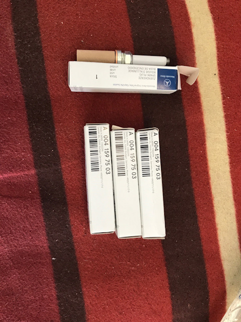 A0041597503 Свеча зажигания Mercedes | Запчасти на DRIVE2