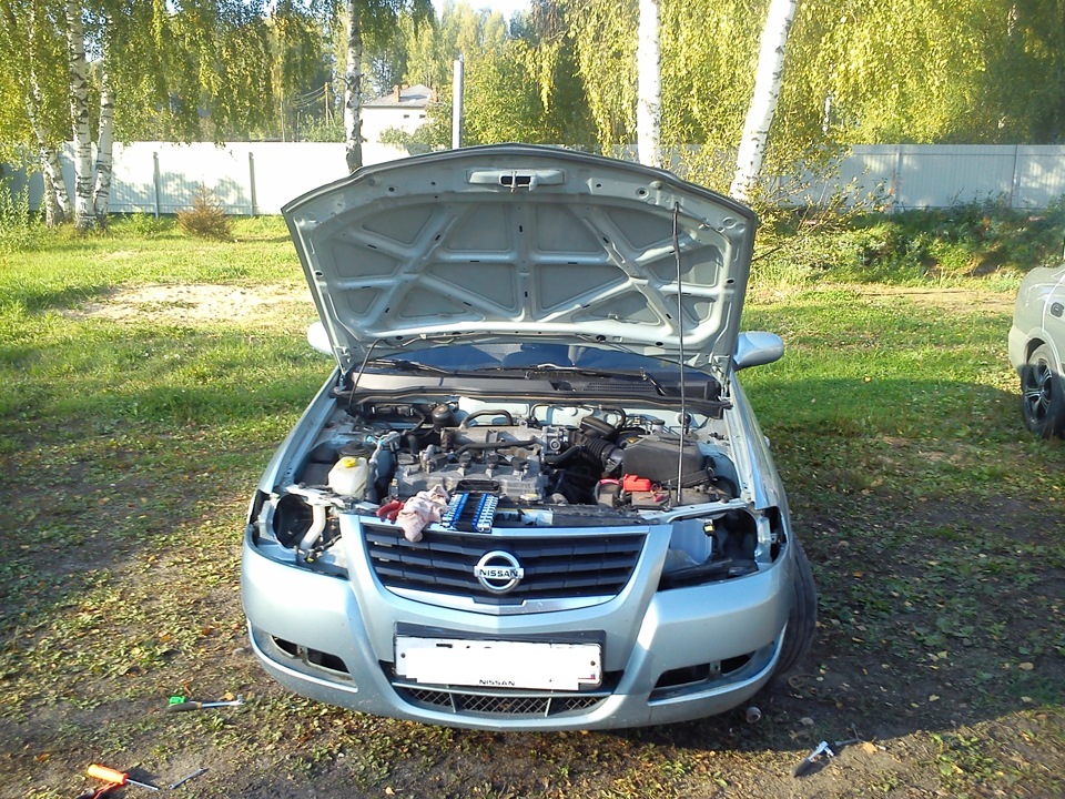 Фары для Сани — Nissan Almera II (N16), 1,5 л, 2005 года | другое | DRIVE2