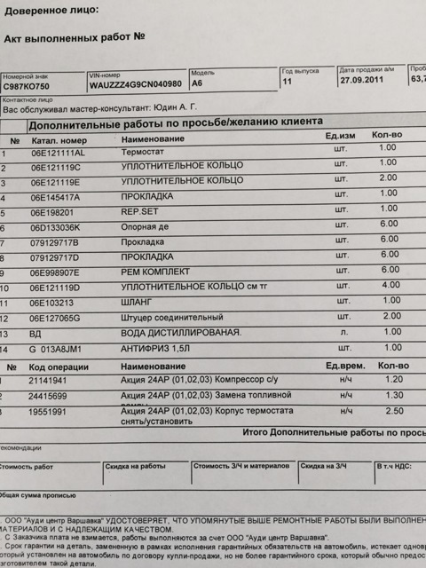 06E121119E Кольцо уплотнительное трубки системы охлаждения / AUDI, VW ...