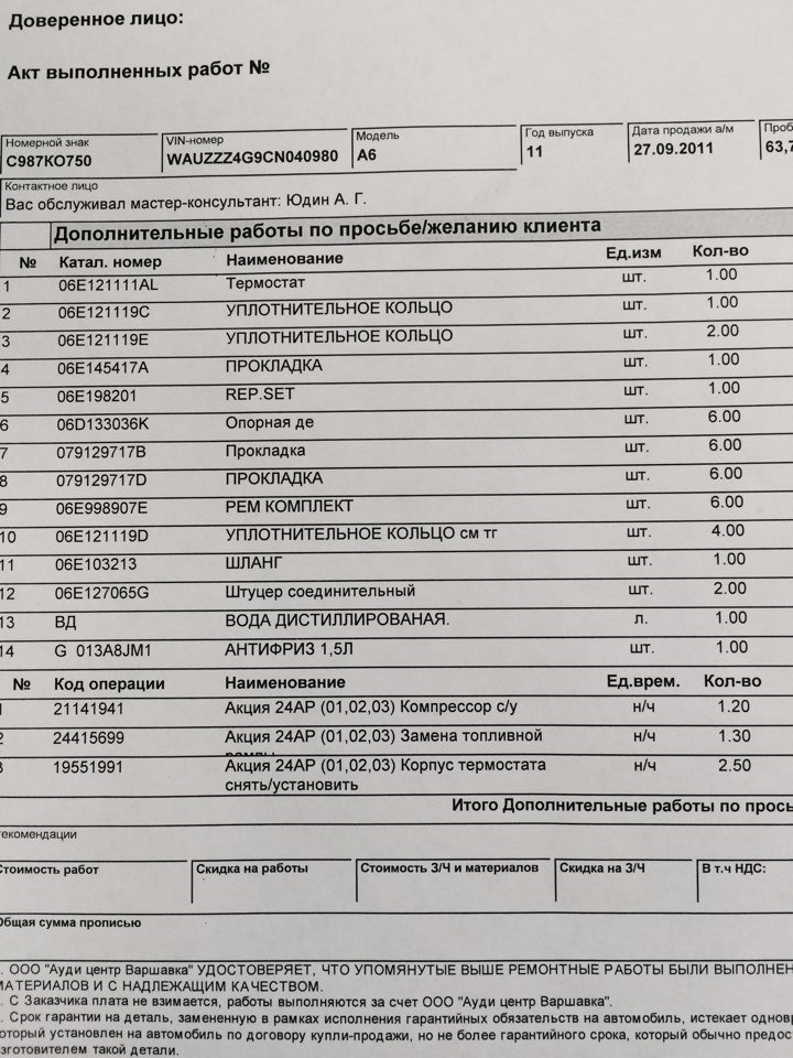 06E145417A Прокладка VAG | Запчасти на DRIVE2