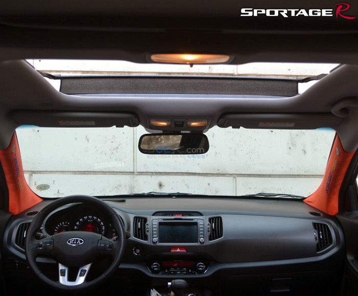 Накладки на стойки — KIA Sportage (3G), 2 л, 2011 года | аксессуары ...