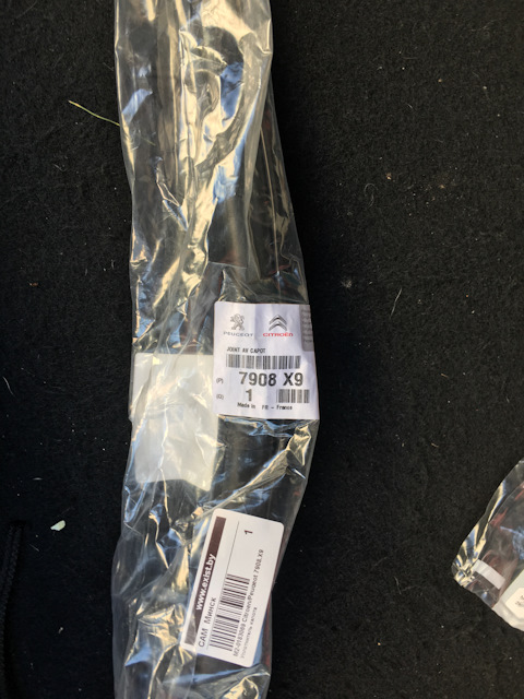 7908X9 Уплотнитель капота Peugeot Citroen | Запчасти на DRIVE2