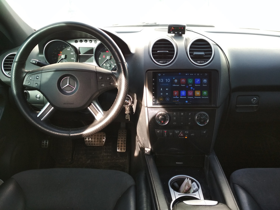 Замена штатной магнитолы на китай — Mercedes-Benz M-Class (W164), 3,5 л ...