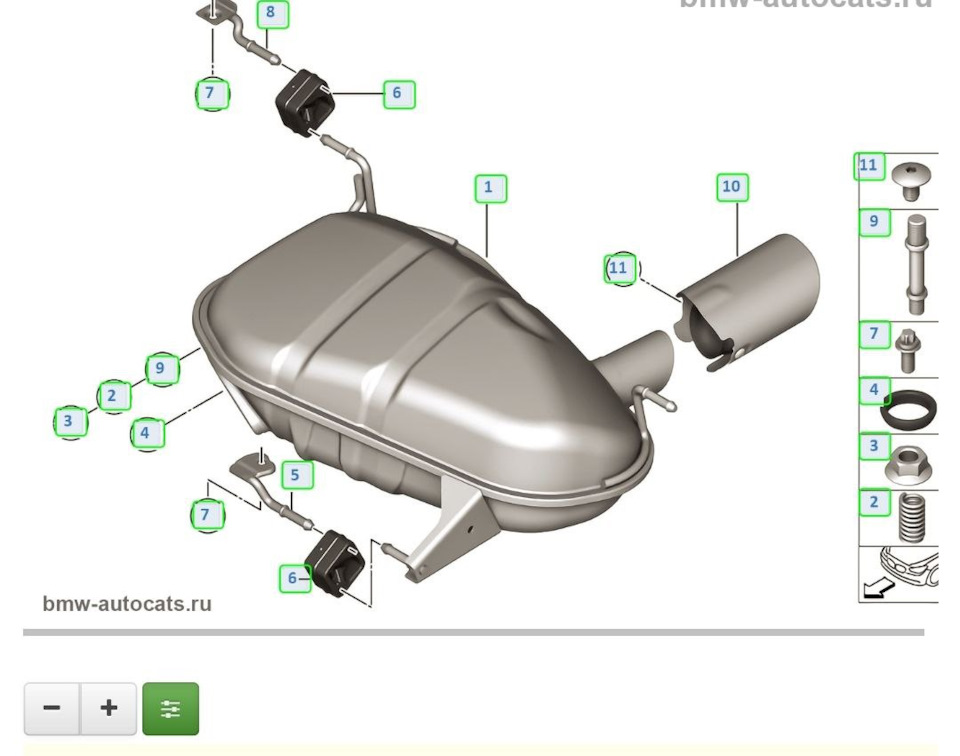 65. Запчасти для ТО — BMW 1 series (E81/E87), 1,6 л, 2010 года ...