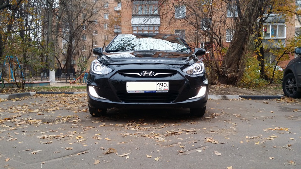 помылись и сразу пофоткались) — Hyundai Solaris Hatchback, 1,4 л, 2011 года | мойка | DRIVE2