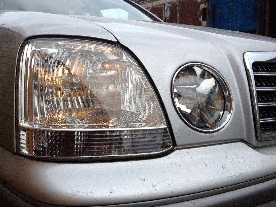 Полировка фар Химией. New technology — Toyota Progres, 3 л, 1998 года ...