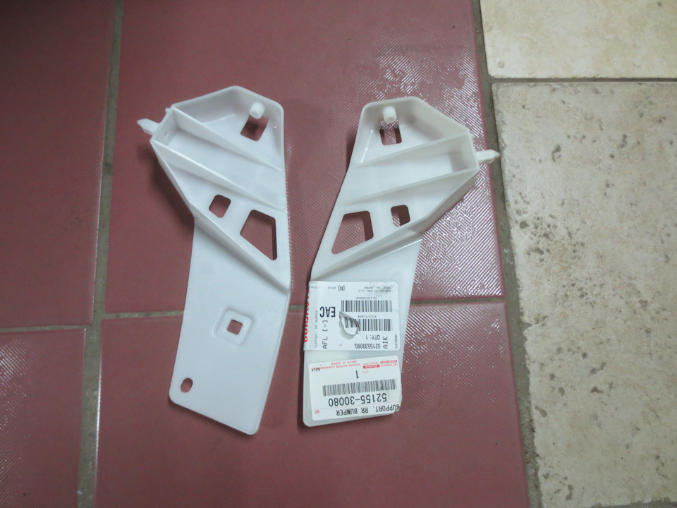 Крепление нижние заднего бампера замена. — Lexus GS (S190), 3 л, 2005 ...