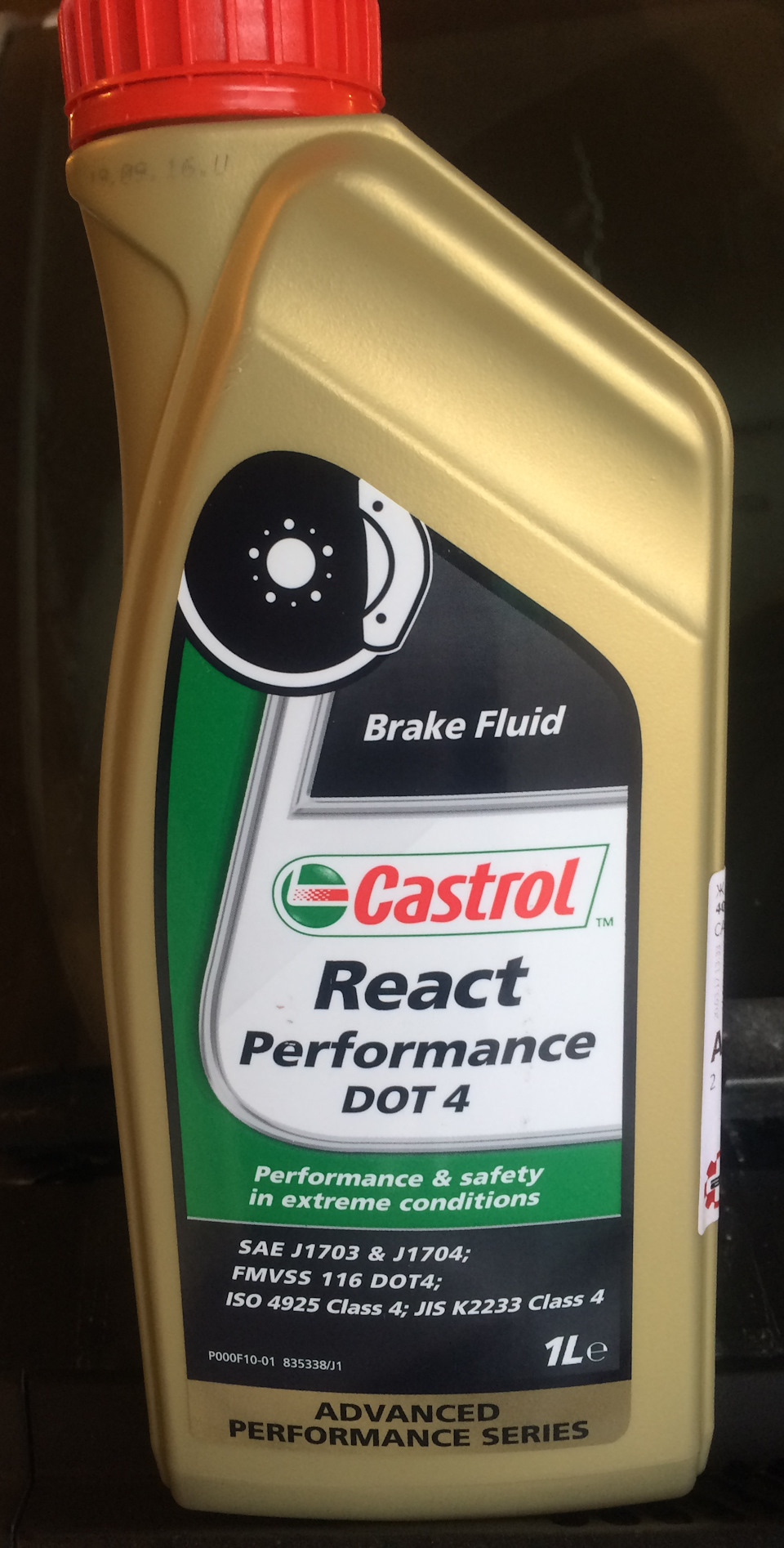 4008177071676 Жидкость тормозная Castrol React Performance DOT 4 1л ...