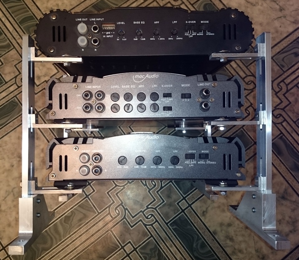 Custom rack, собран. — Volkswagen Golf Mk4, 1,8 л, 2002 года | автозвук ...