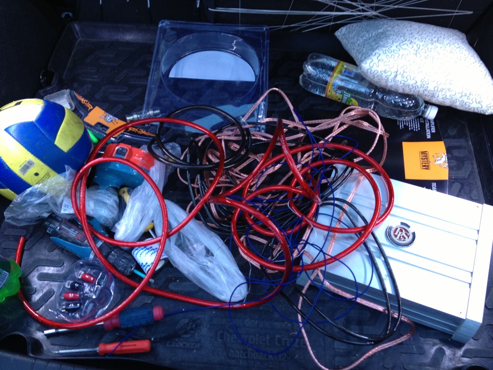 Сабвуфер Alpine swr-1243D + Dls ma23 — Chevrolet Cruze Hatchback, 1,6 л ...