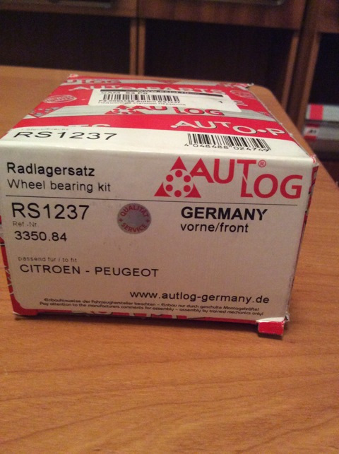 Помогите с подшипником! — Peugeot 307, 1,6 л, 2007 года | запчасти | DRIVE2