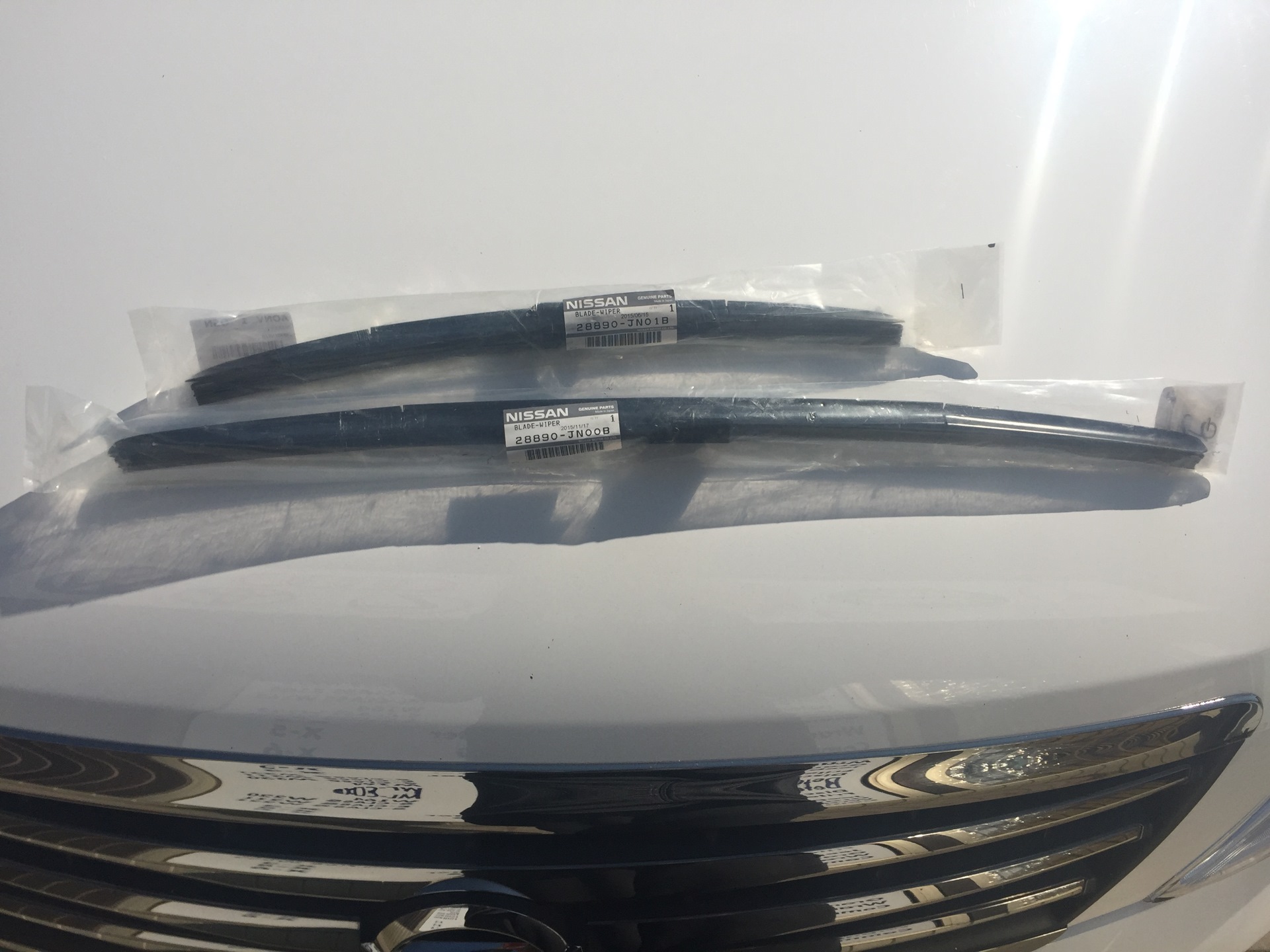 Щетки лобового стекла — Nissan Teana (J32), 3,5 л, 2012 года | запчасти ...